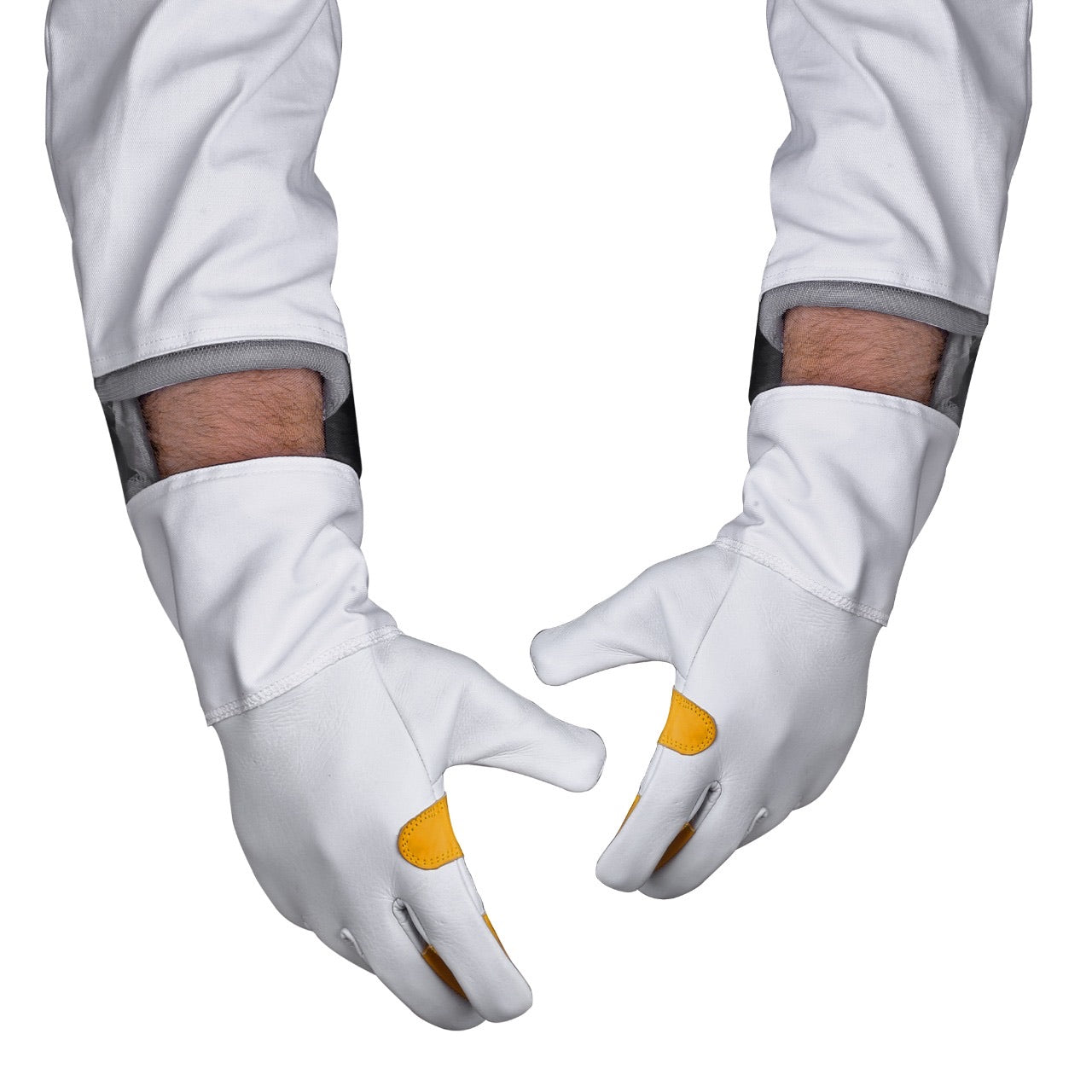 Beekeeping Bee Cow Hide Ventilated Heavy Duty Gloves | OZ BEE – Ozee ...